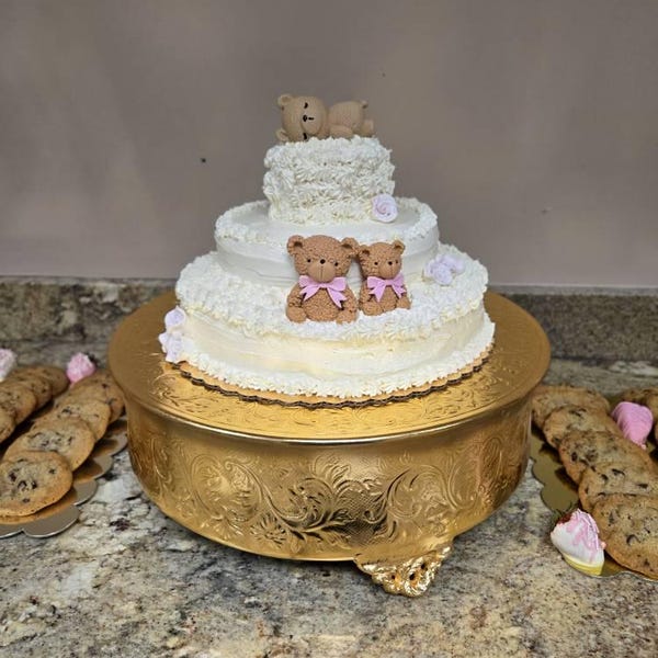 Teddy Bear Cake Topper Teddy Bear Bows Cake Decorations Teddy Bear Cake ...