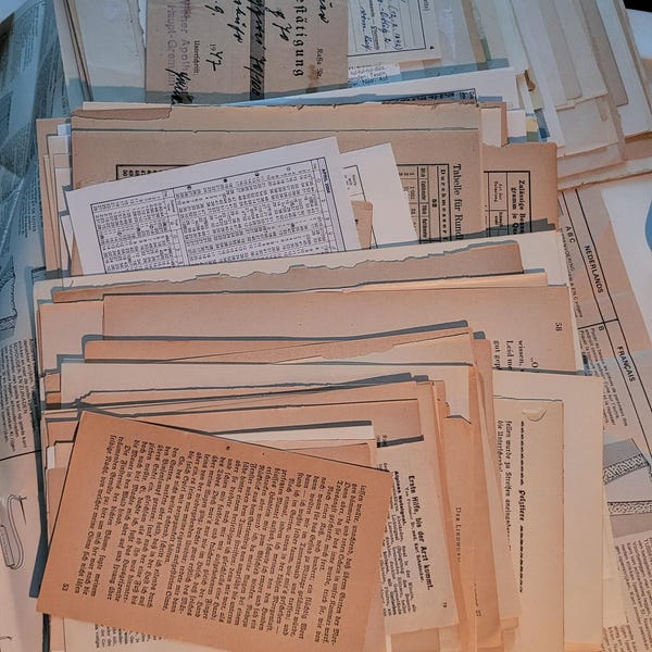 Vintage Office Papers | 1930s - 1970s Ephemera | Forms, Ledger, Letters ...