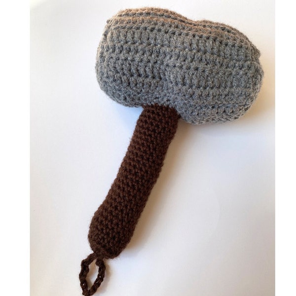 Thor Inspired Crochet Hammer Pattern Newborn Photo Prop Mjölnir Norse ...