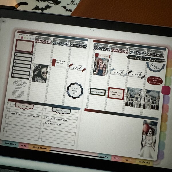 Digital Stickers for Goodnotes Weekly Planner Kit iPad Goodnotes ...