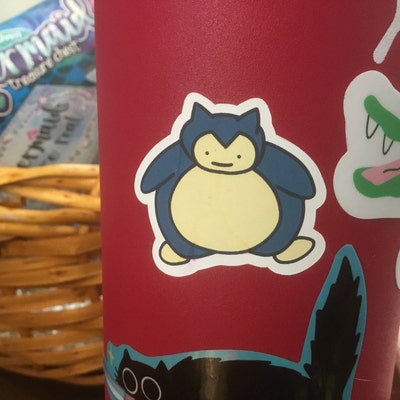 Snorlax Ditto Sticker - Etsy