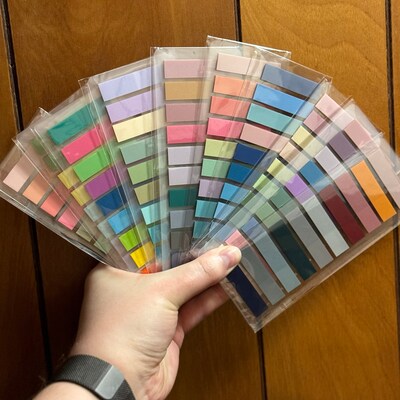 The Pastel Flag Sticky Note Tab - Etsy