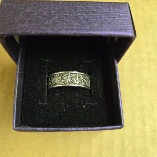 RELIC of the DRAGON LORD Ring, Dragon Claw Ring, Dragon Scales Band ...