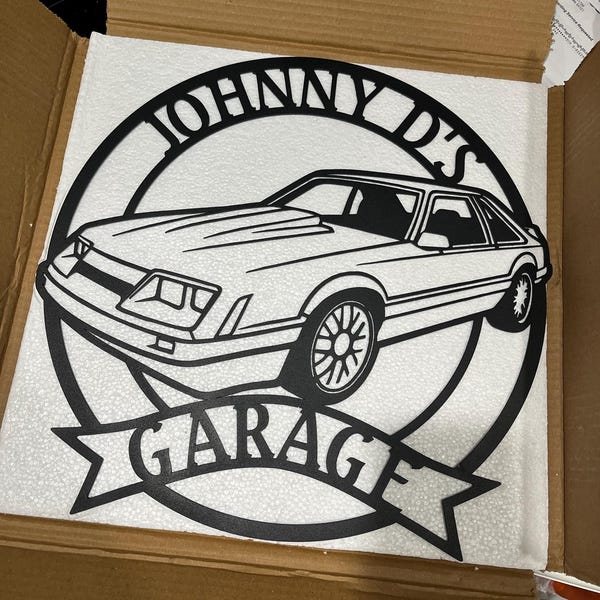 Mazda RX-7 FC GTU Metal Wall Art, Car Garage Wall Sign, Racing ...