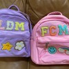 Custom Nylon Mini Backpack With Chenille Letters Personalized Backpack ...