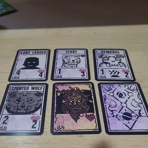 Inscryption Card Game With 229 Cards. REAL 2 Players Game W/extras - Etsy