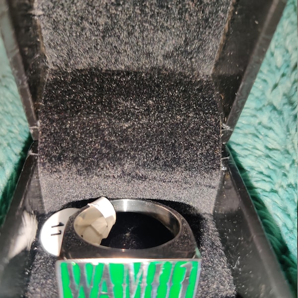Customized 5 Letters Monogram Ring Name Ring Personalized Initials Gift ...