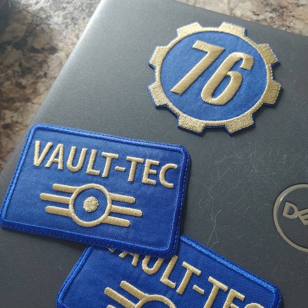 Fallout Vault-tec Corporation Emblem Iron-on Embroidered Patch, Custom ...
