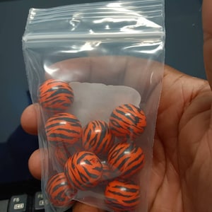 Eight Ball Beads Billiard Beads Pool Beads Big Hole Beads Large Hole ...