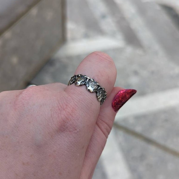 Nameless Ghoul Ghost IMPERA Infinity Ring, Eternity Band Sterling ...