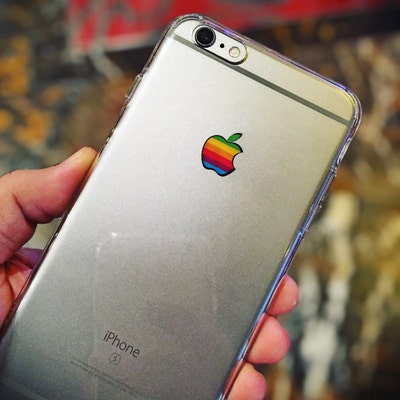 MacBook Pro Retro Rainbow Apple Sticker Decal for the MacBook - Etsy