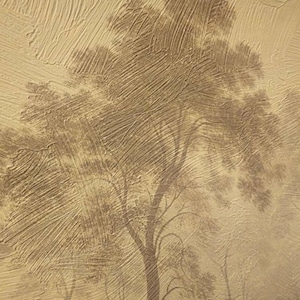 Vintage Tree Wallpaper Watercolor Lanscape Panoramic Scenic - Etsy