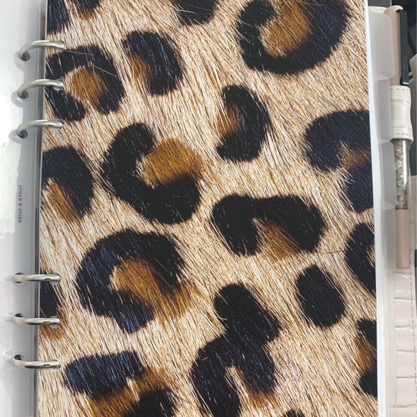 Cheetah Leopard Print Planner Binder Dashboard - Etsy