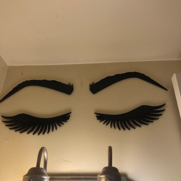 Salon Wall Decor Art Makeup Vanity Decor Lash Room Decor 3D Wall Art ...