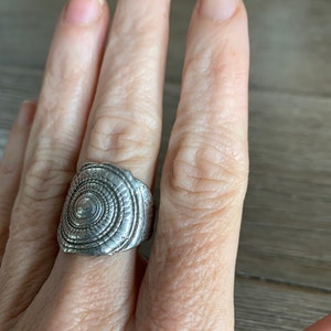 Silver Shell Ring, Nautical Jewelry, Seashell Ring, Shell Jewelry ...