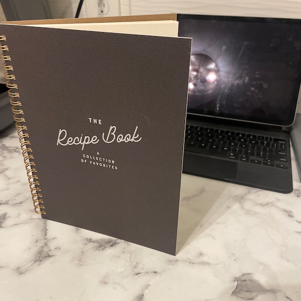 Retro Recipe Book - Recipe Book | Family Recipes | Keepsake Book ...