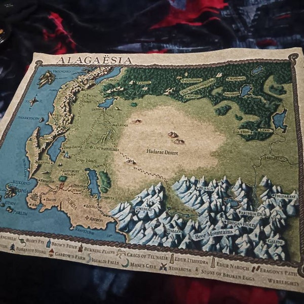 Map of Alagaësia Print - Etsy