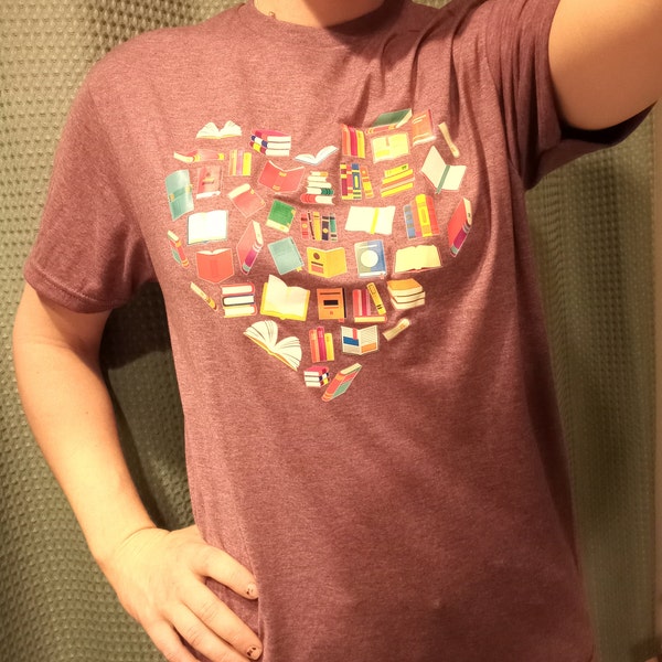 Book Lover Shirt, Book Lover T-shirt, Gift for Librarian, Library Shirt ...