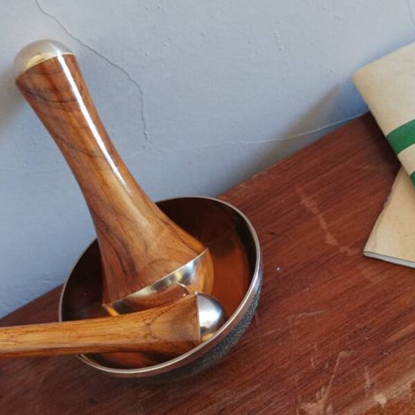 Original Ayurveda Kansa Wand Massager Tool With Teak Wood Handle (size ...