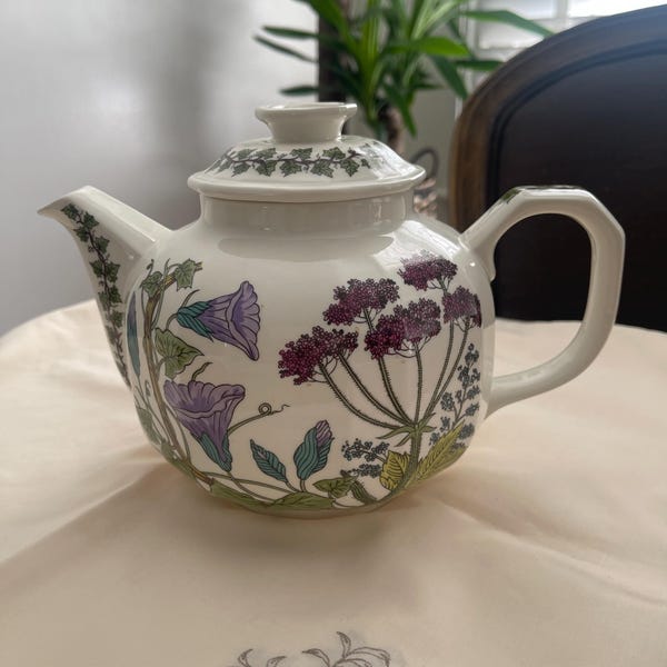 Set of Six Vintage Foley Art Peacock Pottery 'indian Tree' Small Tea ...