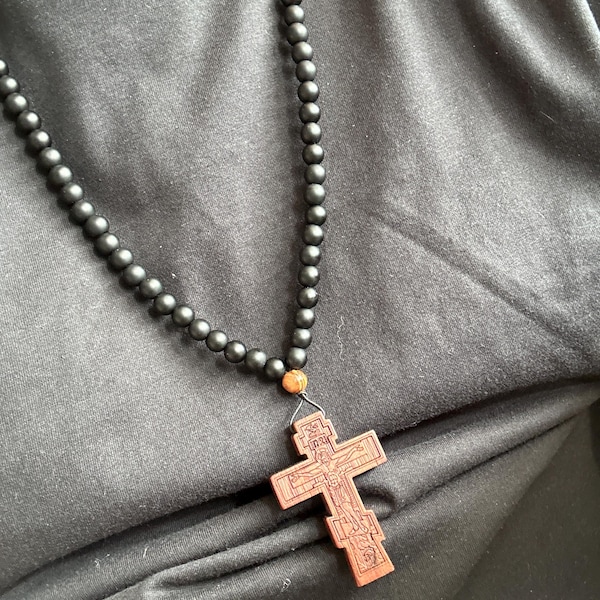 Orthodox Prayer Rope, Garnet and Jade Gemstone Beads, Hematite Stone ...