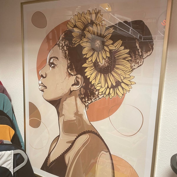 Nina Simone Portrait, Nina Simone Art Print, Nina Simone Poster, Jazz ...