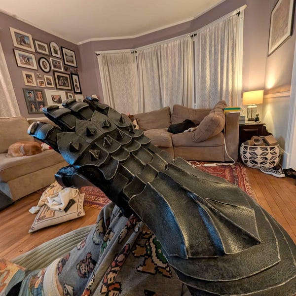EVA Foam Knight Gauntlet Template - Etsy
