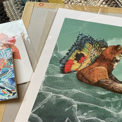 Flying Fox // Signed A3 Print - Etsy