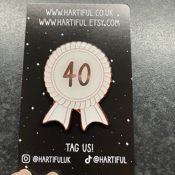 Personalised Design Your Rosette Award Enamel Pin | Customised Pin ...