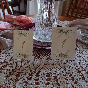 Set of 12 Large Wire Infinity Bow Table Number Holders, Black, Gold and ...