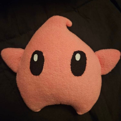 Luma Plushie, Pink Soft Star, 8 in and 5.5 In, Handmade Stuffed Animal ...