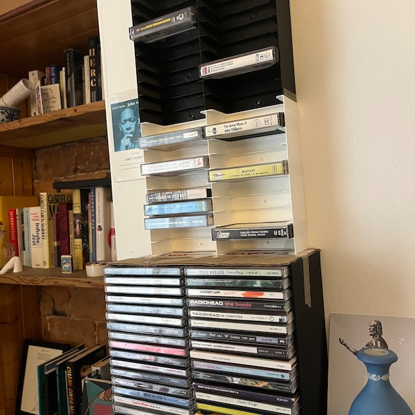 CD Cases Tray (holds 18 in a 1x18 Layout) Storage/holder/stand/rack/box ...