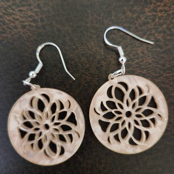 10 Elegant Wooden Earring Templates Bundle Laser Cut Dangle Designs for ...