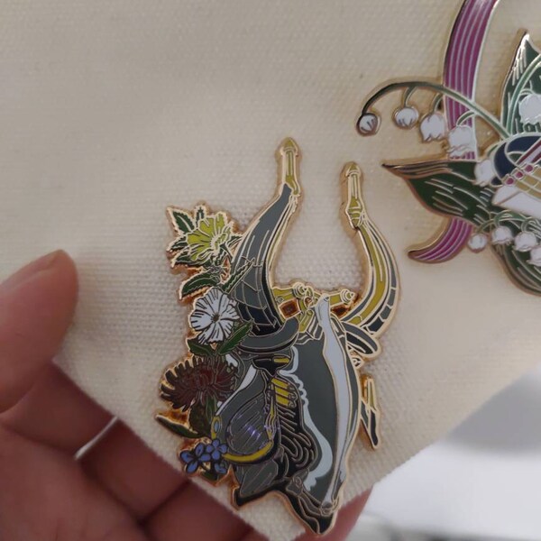 Oberon Prime Warframe Enamel Pin Fan Made Prime Garden - Etsy