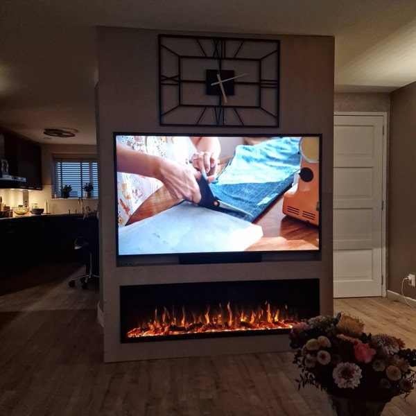 Rectangle Wall Clock, Oversized Silent Metal Wall Clock, Mantel Clock ...