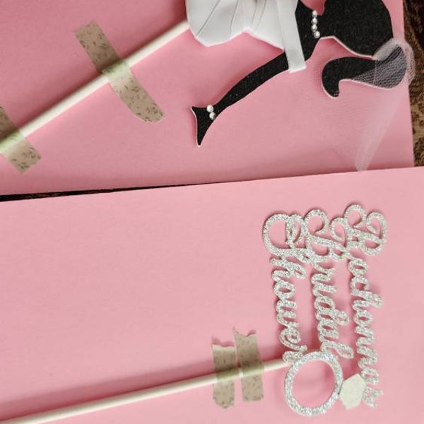 Bride Silhouette Cake Topper, Bride Cake Topper, Bachelorette Cake ...