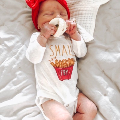 Small Fry Onesie® French Fry Onesie®, Food Onesie®, Fast Food Onesie ...