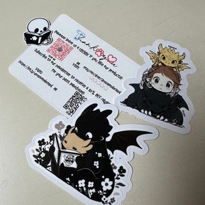 Fourth Wing Tairn Andarna Violet Sticker Chibi Cute Stacked Heads - Etsy