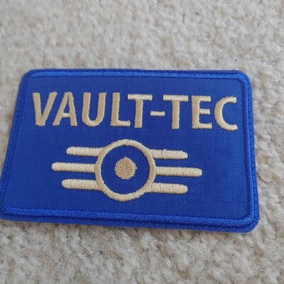 Fallout Vault-tec Corporation Emblem Iron-on Embroidered Patch, Custom ...