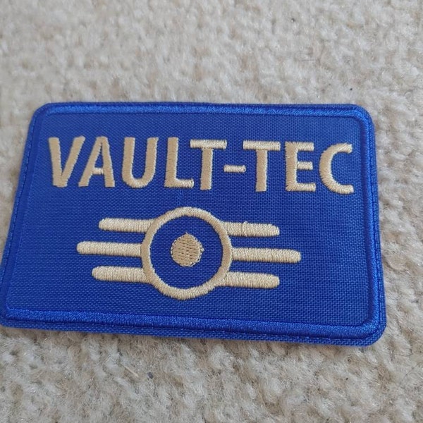 Fallout Vault-tec Corporation Emblem Iron-on Embroidered Patch, Custom ...