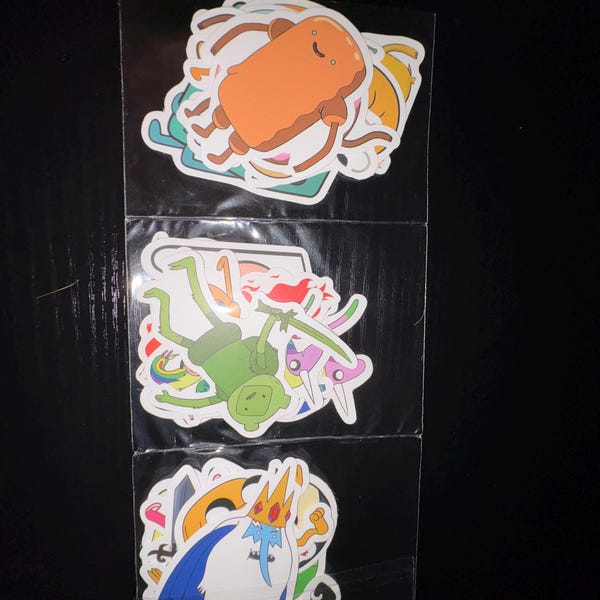 Adventure Time Stickers, Vinyl Stickers, 10-50 Pcs Random Pack, FREE ...