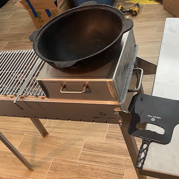 Large Heavy-duty STAINLESS Steel BBQ Grill / MANGAL 11 Ga (3mm) - Etsy