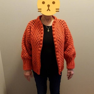 Crochet Hex Cardigan Pattern PDF INSTANT DOWNLOAD video - Etsy