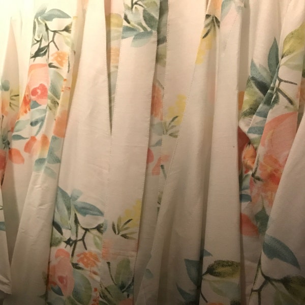 Premium Bridesmaids Robes - Dreamy Angel Song Pattern - Soft Rayon ...