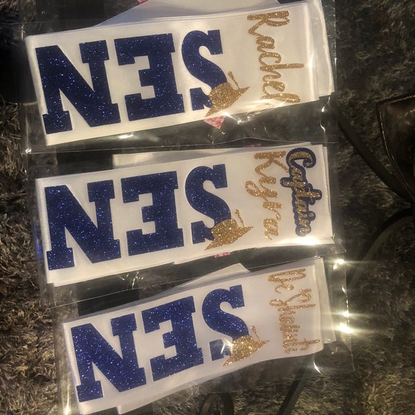 Senior Sashes Designed for Your Team. Price Listed is for Each ...