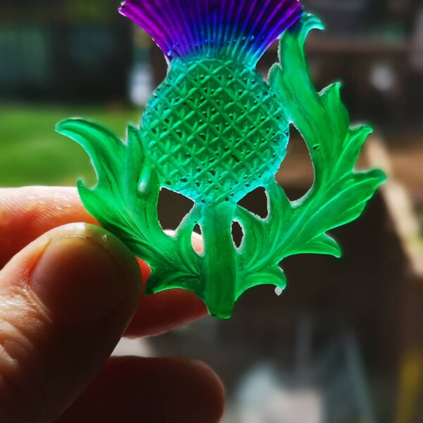Thistle Silicone Mould (mold) - 'scottish Thistle' by FPC Sugarcraft ...