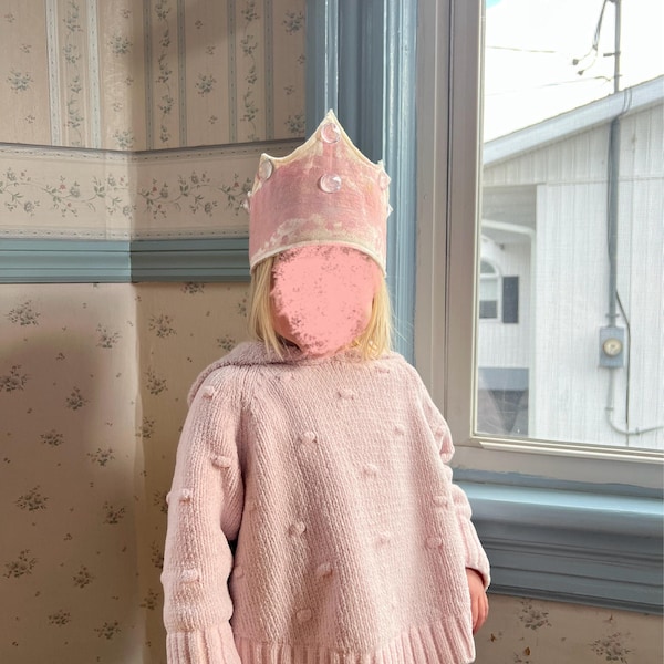 Crown Sewing Pattern PDF, DIY Birthday Crown for Kids, Princess Tiara ...