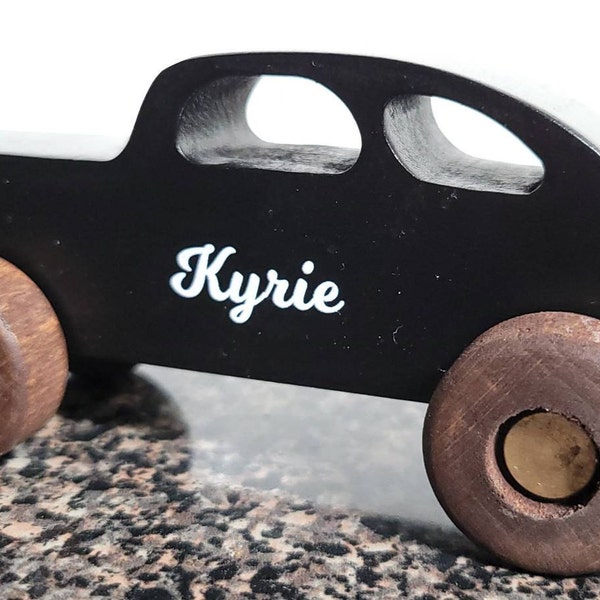 Construction Vehicles Wooden Toy Cars With Names Personalized Birthday ...