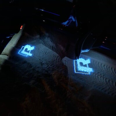 2X Led Puddle Light Side Mirror Logo Projector Lights for Mercedes AMG ...