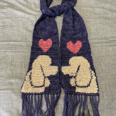 Dachshund Scarf Crochet Pattern. Instant Download for Weenie - Etsy